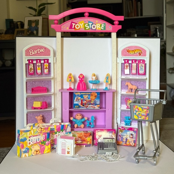 Barbie | Toys | 999 Barbie Toy Store Playset With Accessories And ...